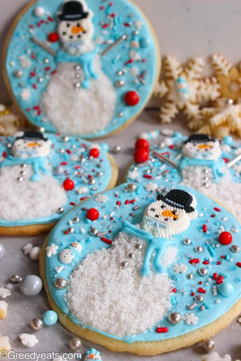 Snow Globe Cookies (Snow Globe Sugar Cookies) - Greedy Eats