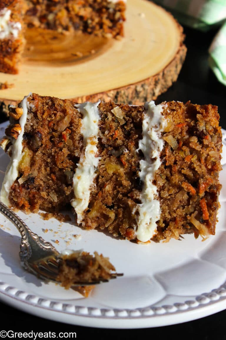 Carrot Cake Recipe with Pineapple - Greedy Eats