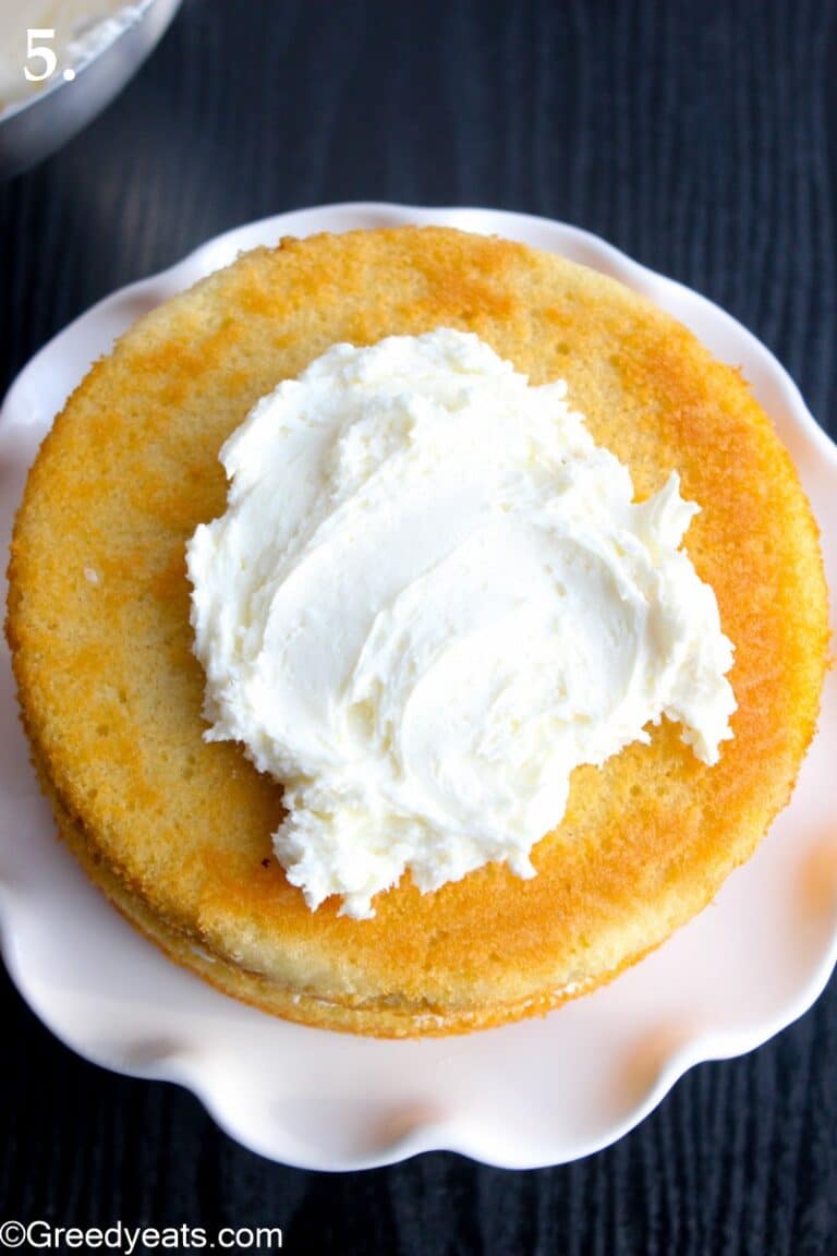 Simple Vanilla Cake Recipe - Greedy Eats