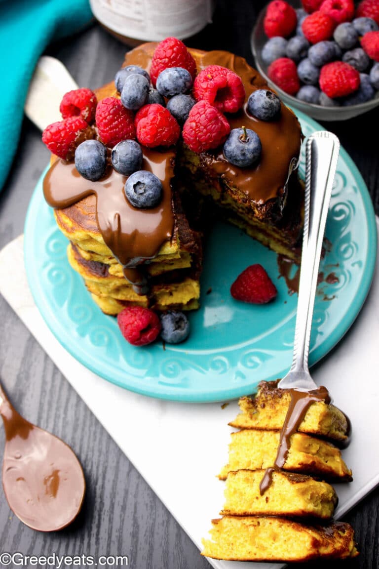 Healthy Pancake Recipe - Greedy Eats
