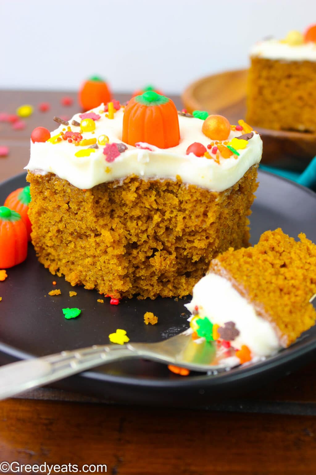 Pumpkin Cake Recipe - Greedy Eats