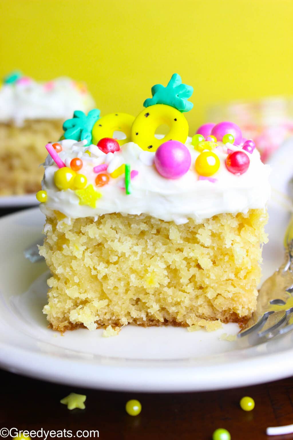 Pineapple Cake Recipe (One Bowl Recipe) - Greedy Eats