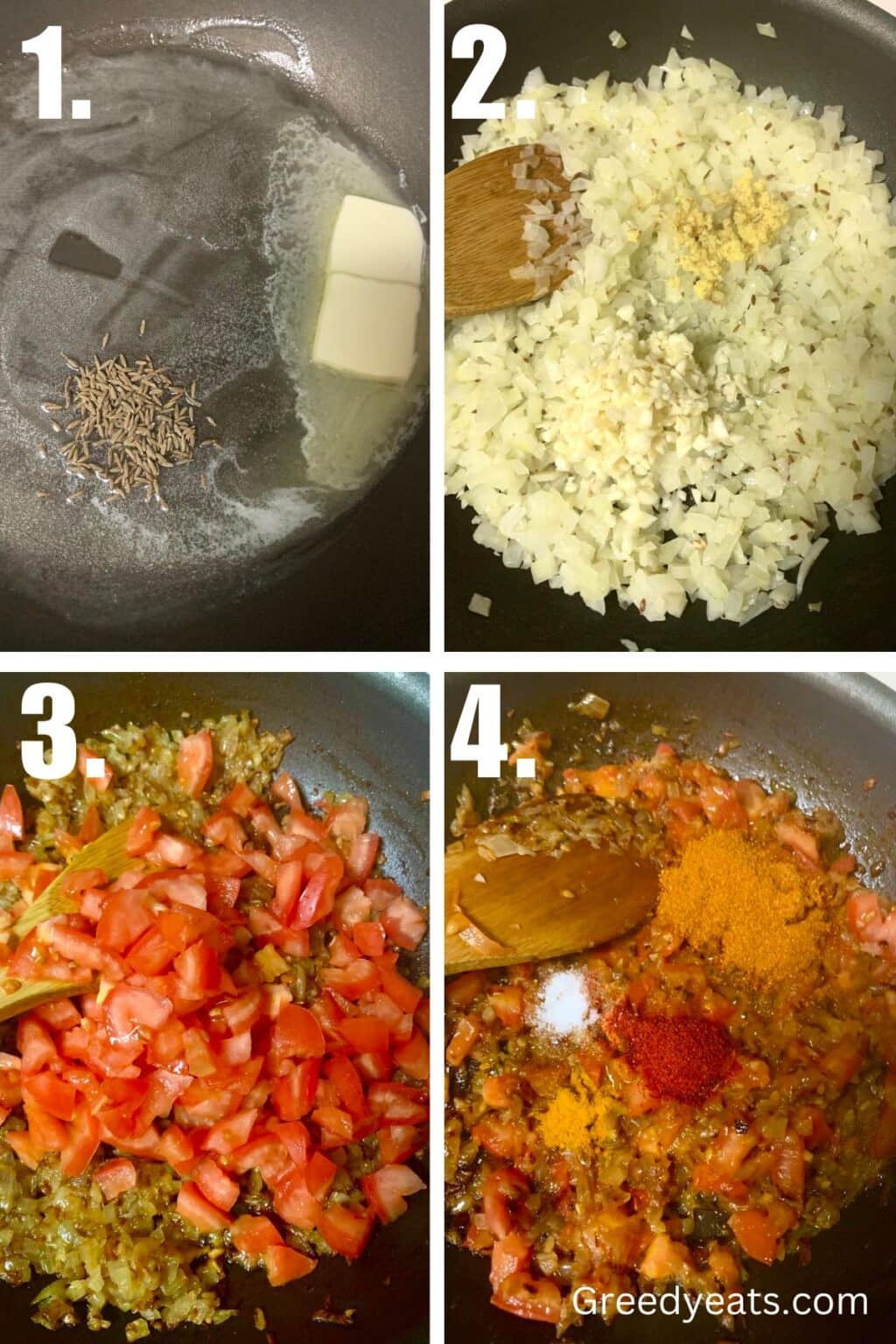 Pav Bhaji Recipe - Greedy Eats