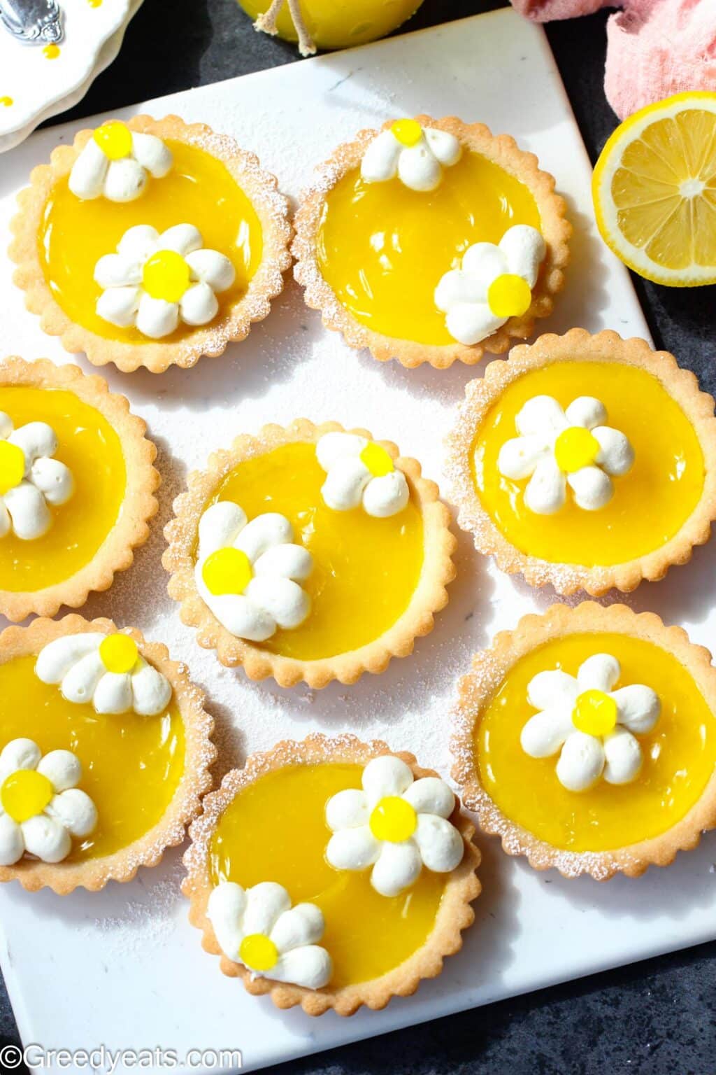 Lemon Tartlets | Greedy Eats